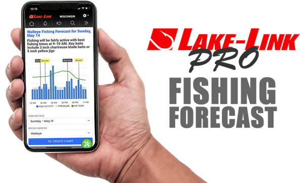Make the most of your time on the water with Lake-Link's Fishing Forecaster