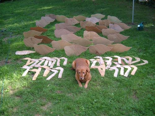 Homemade Goose Silhouette Decoys