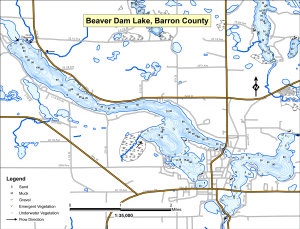 Beaver Lake Map