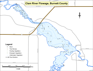 Clam River Flowage (WI) – Fishing, Map & Access | Lake-Link
