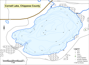 Cornell Lake (WI) – Fishing, Map & Access | Lake-Link