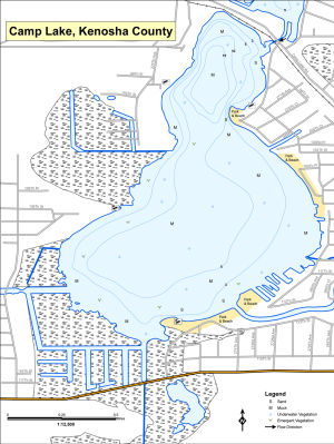 Camp Lake (WI) – Fishing, Map & Access | Lake-Link