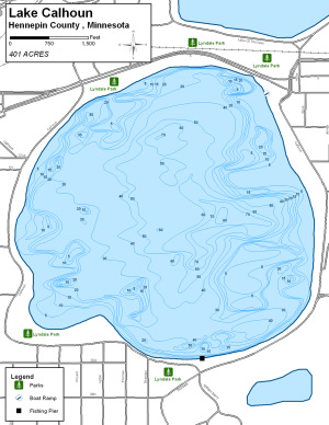 Calhoun Lake (MN) – Fishing, Map & Access | Lake-Link