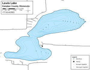 Lewis Lake (MN) – Fishing, Map & Access | Lake-Link