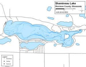 Shamineau Lake (MN) – Fishing, Map & Access | Lake-Link
