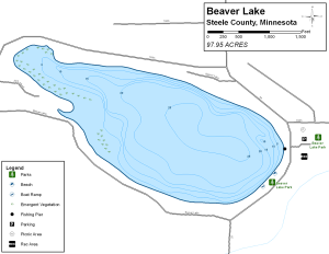 Beaver Lake Map