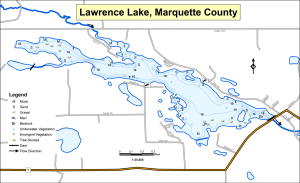 Lawrence Pond (WI) – Fishing, Map & Access | Lake-Link