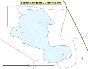 Surprise Lake (WI) – Fishing, Map & Access | Lake-Link