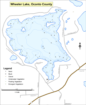 Wheeler Lake (WI) – Fishing, Map & Access | Lake-Link