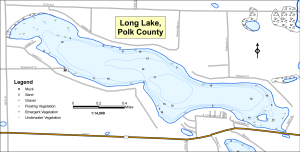 Long Lake (WI) – Fishing, Map & Access | Lake-Link