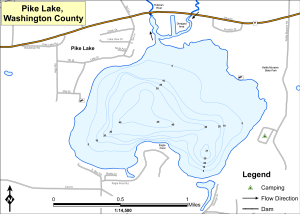 Pike Lake (WI) – Fishing, Map & Access | Lake-Link